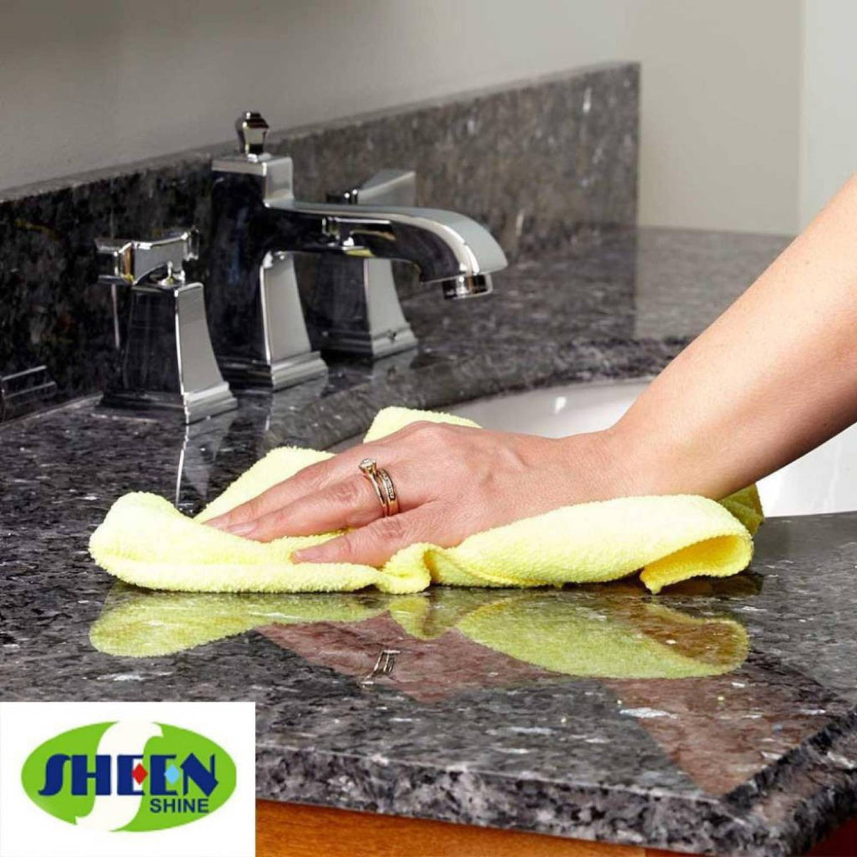 Sheen Microfiber cleaning cloth (30x40) cm, pack of 12 – sheenandshine